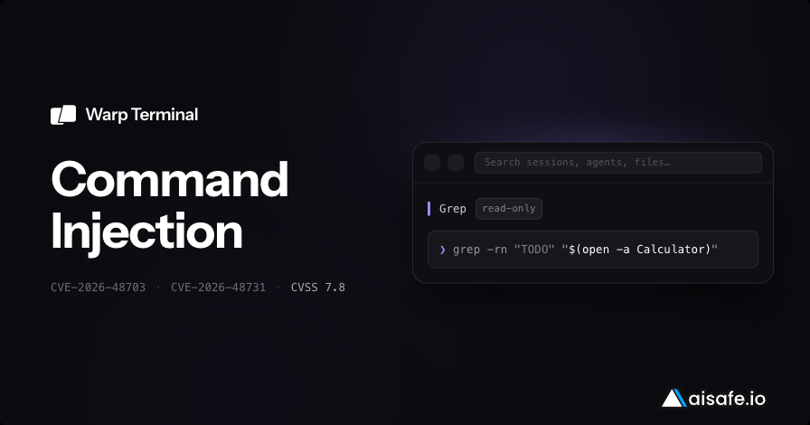 Command Injection in Warp Terminal